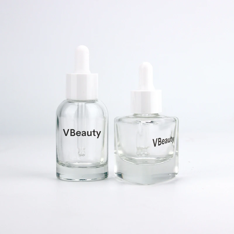 Luxury Serum Dropper Glass Bottle 50ml For Cosmetic Bottle With Dropper ...