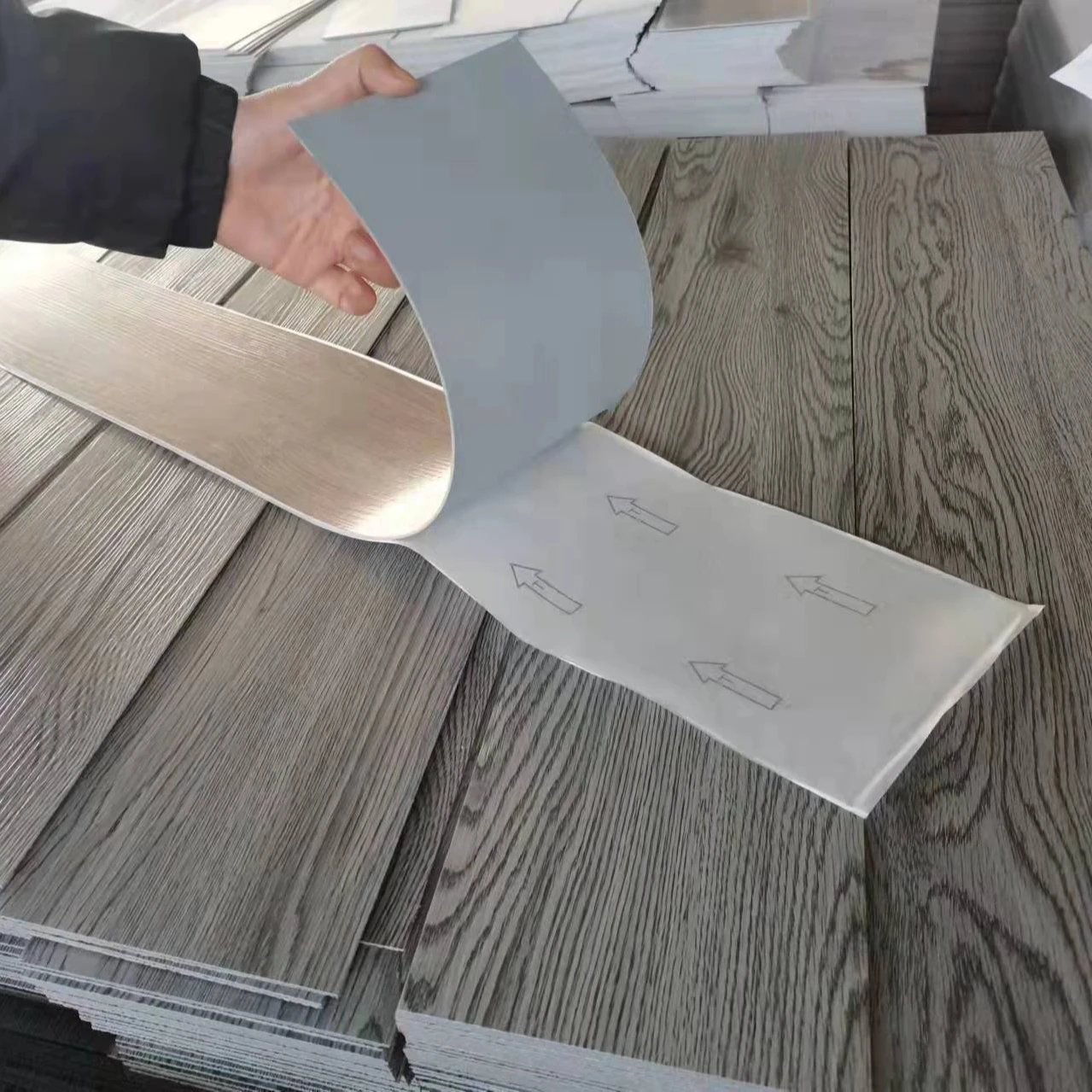 Luxury Vinyl Tile Pvc Floor Tiles Diy Lvt Flooring Self Adhesive - Buy ...