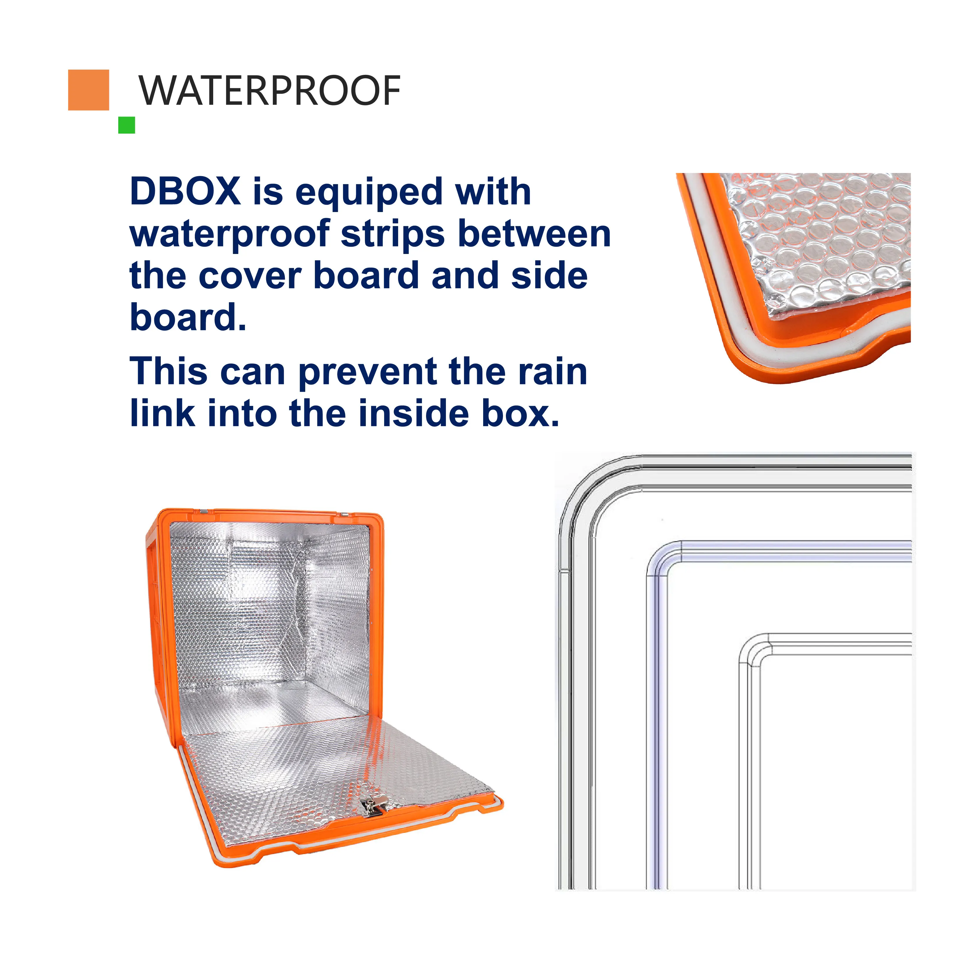 Custom High Quality Advertising LED Bike Delivery Boxes