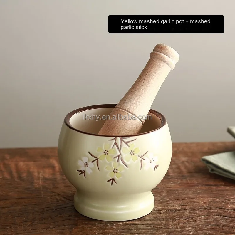 Handmade Morter Pestle With Long Pestle And Kitchen Spice Use For ...