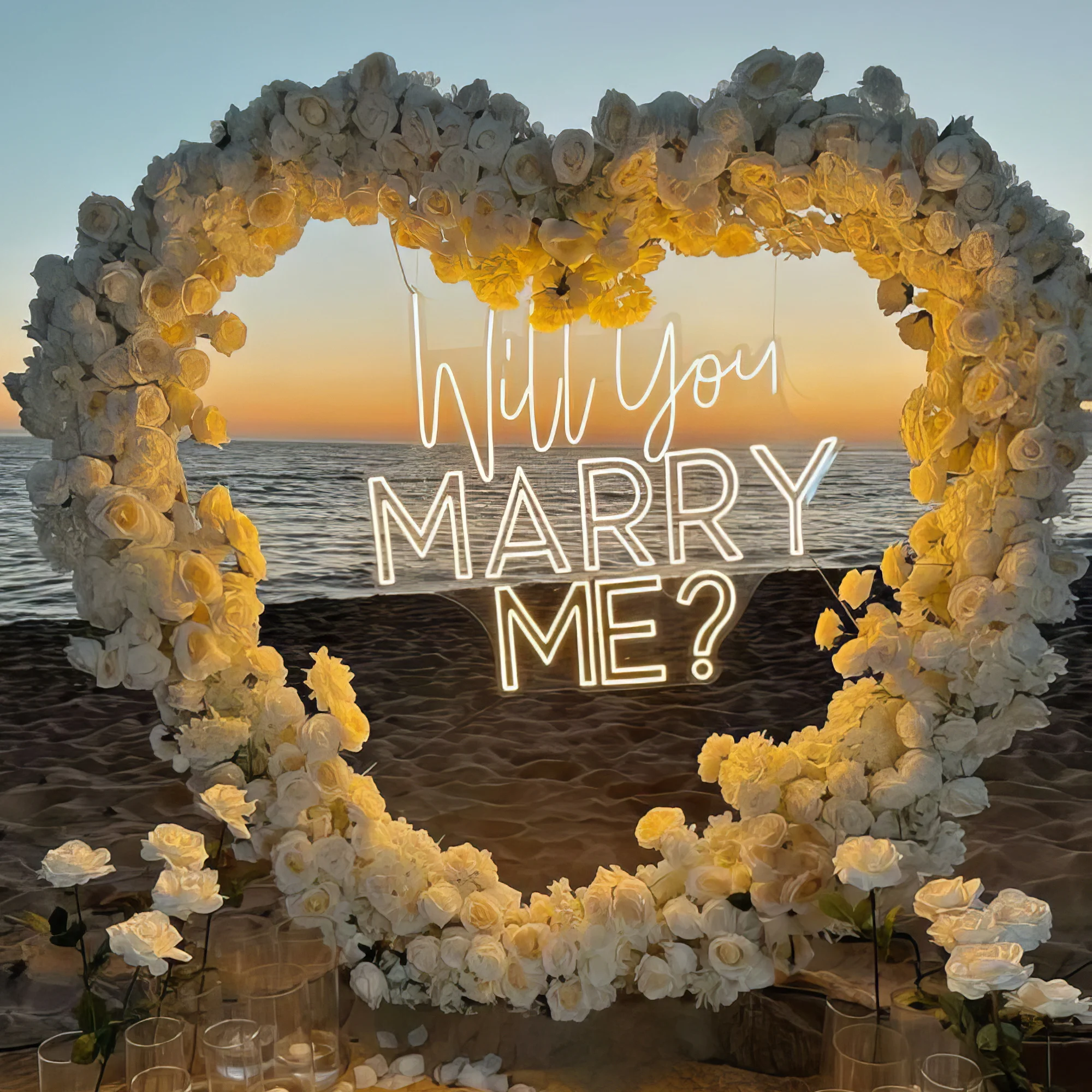 Alibaba.com: Custom Neon Sign Will Marry Me LED Sign Board for Outdoor ...