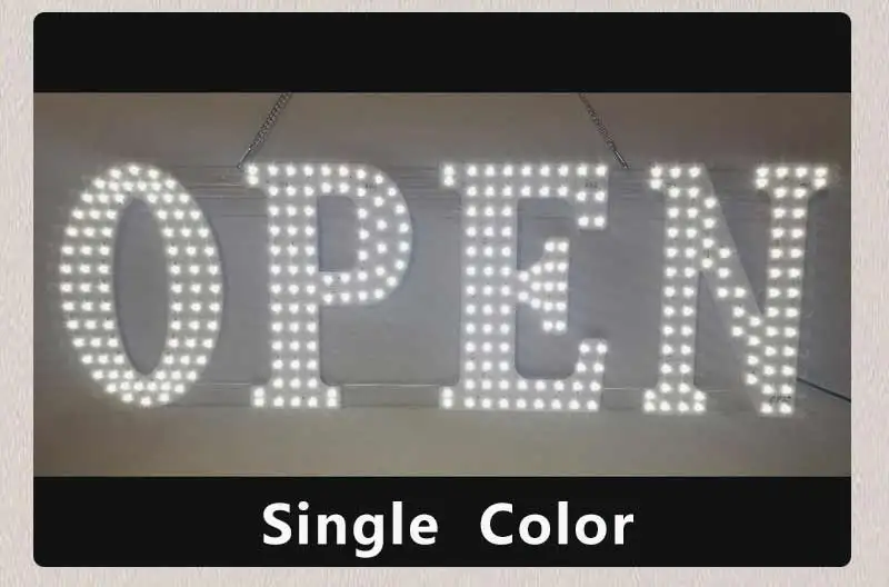White Indoor Led Open Closed Sign Board Electronic 3d Led Letter Sign ...