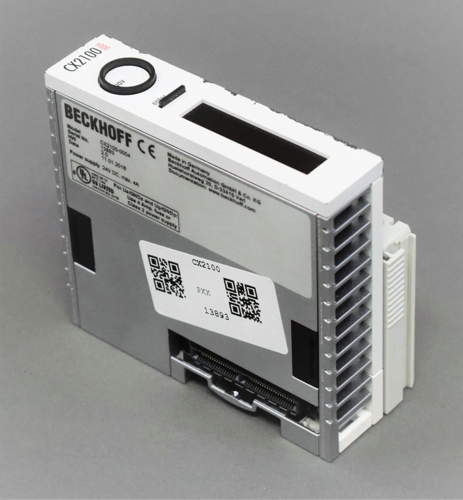 Plc Program Cx2100-0004 Cx2100-0014 Cx2100-0024 Power Supply Unit ...