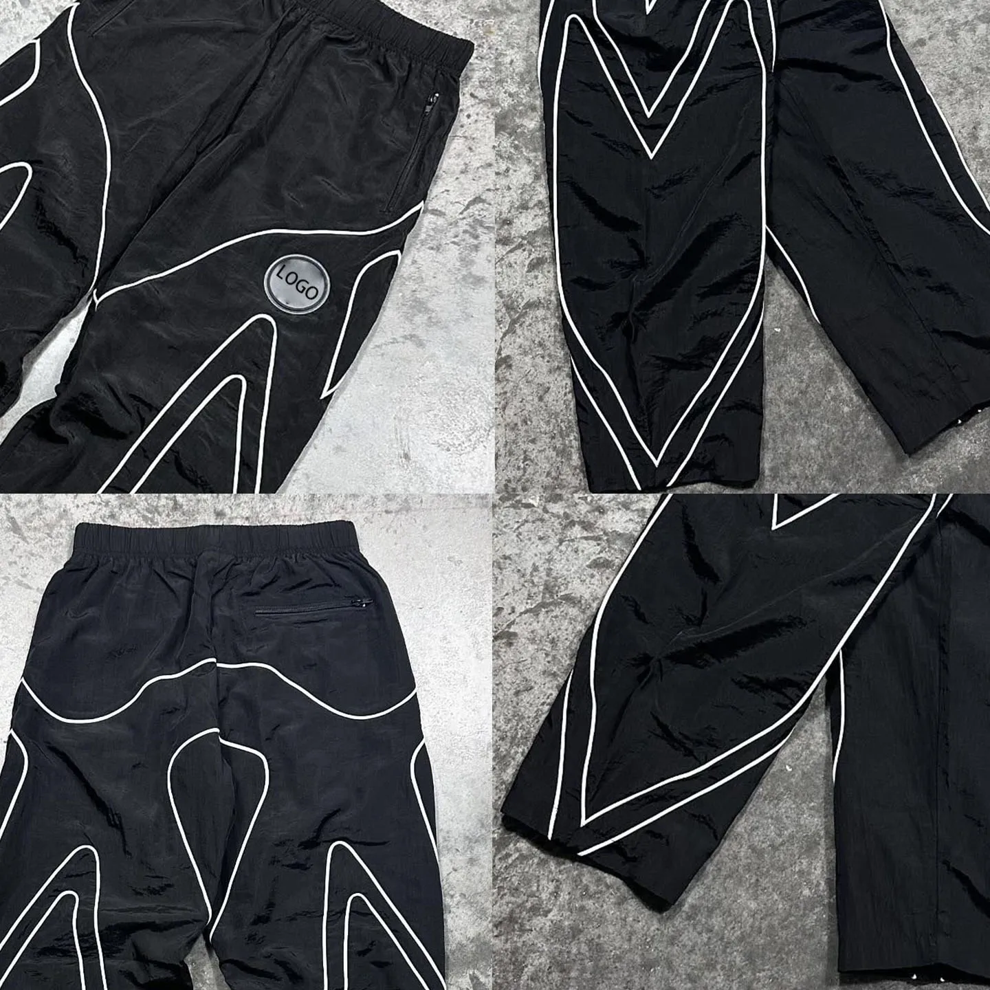 Customize Men Stacked Sweat Pants - Slim Fit & Anti-wrinkle