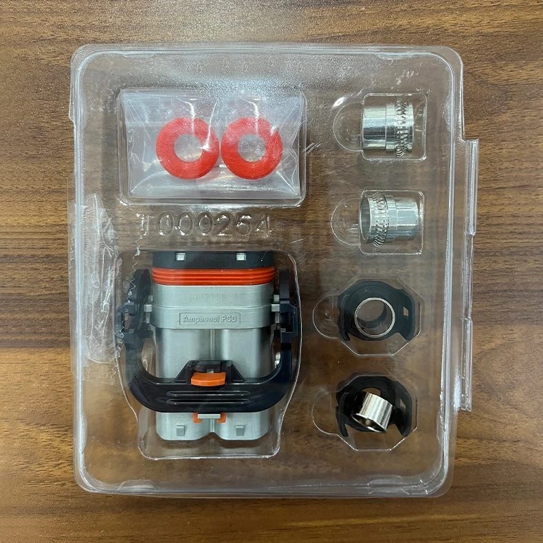 IP69K EV High Voltage Connector Set Amphenol HVC2PG80FS150 2 Pins ...