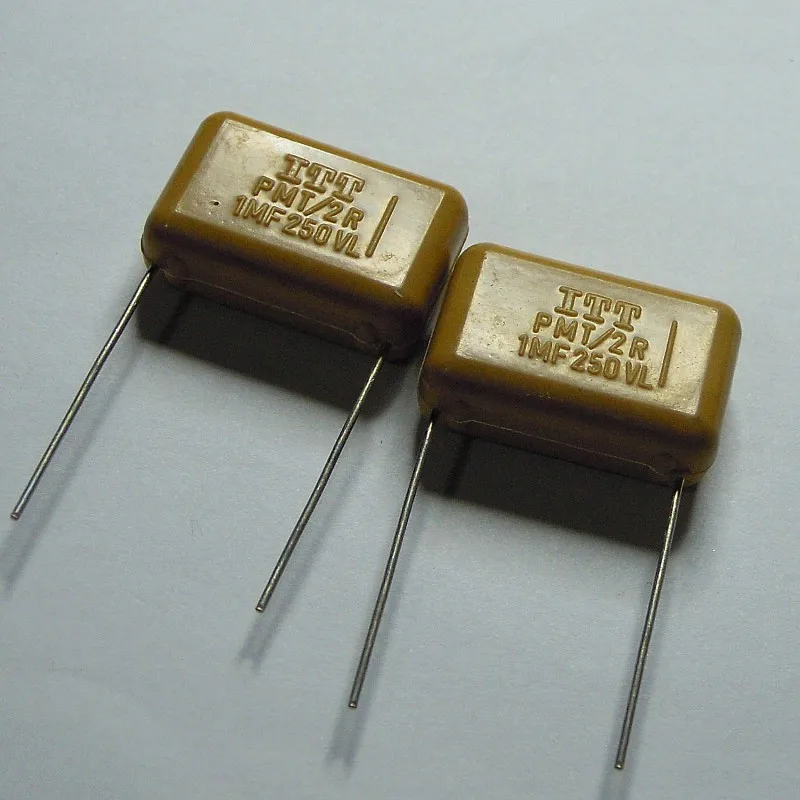 For Itt Pmt2r 1uf 250v Ofc Pin 10x15x25 Hifi Frequency Division Film ...
