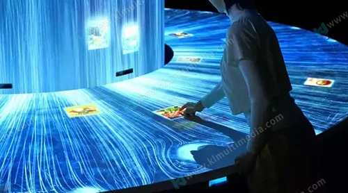 Led Waterfall Screen - Interactive Digital Art for Museums