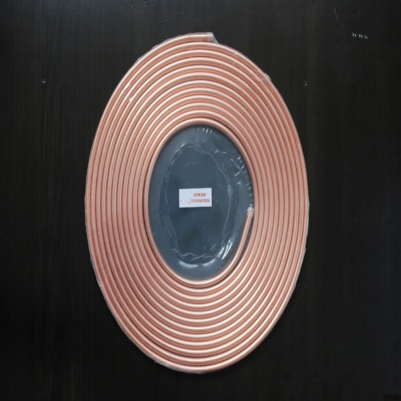 Copper Coil Pipe Astm B280 C12200 C2400 Pancake Copper Coil Tube Air ...