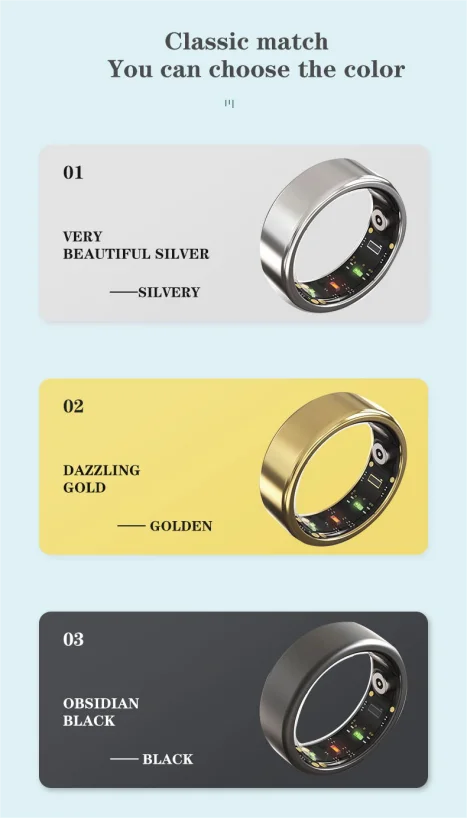 Waterproof Sleep Blood Oxygen Heart Rate Health Monitoring Body ...