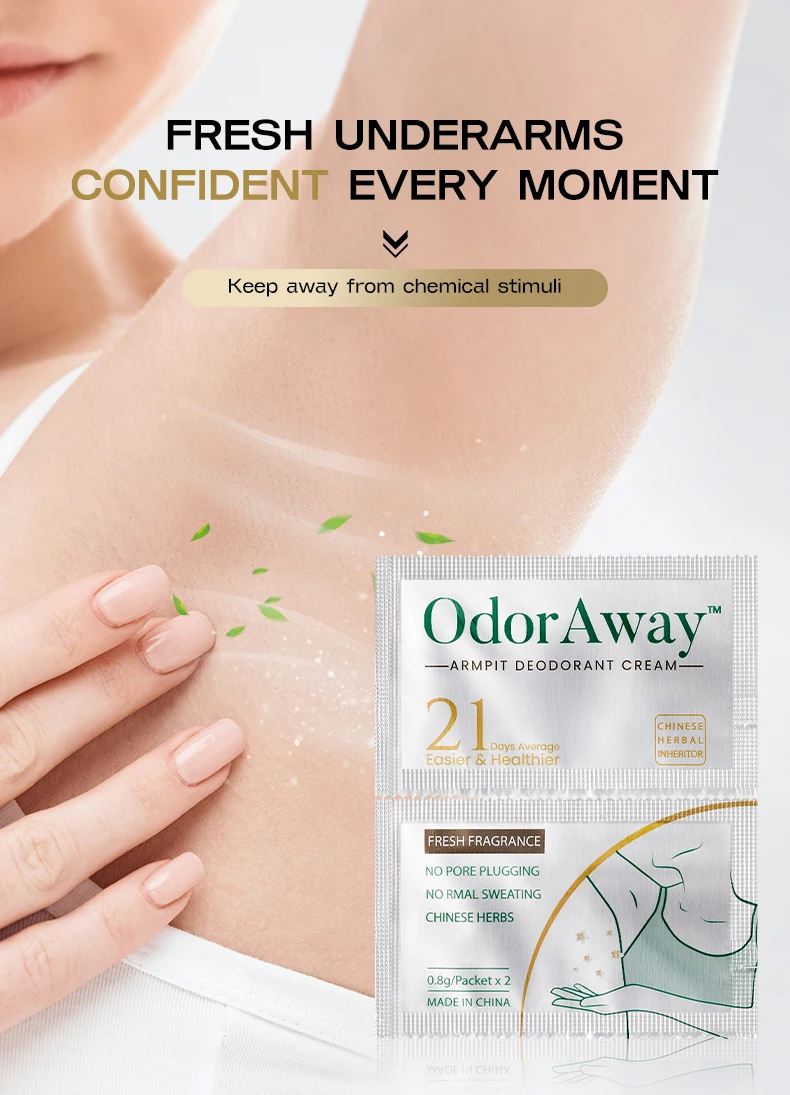 Natural Armpit Deodorant Cream - 24-Hour Protection