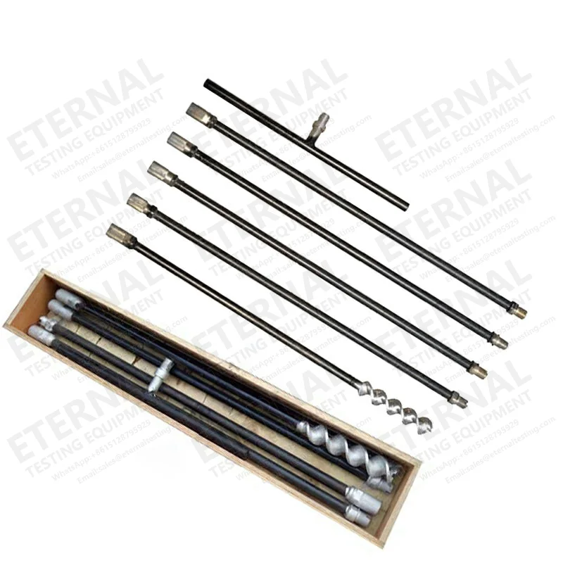 Stainless Steel Fence Post Hole Digger Screw Soil Sampler Soil Sampling ...