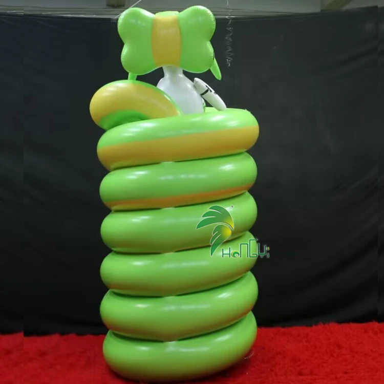 Customizable Inflatable Snake Girl - Perfect for Advertising