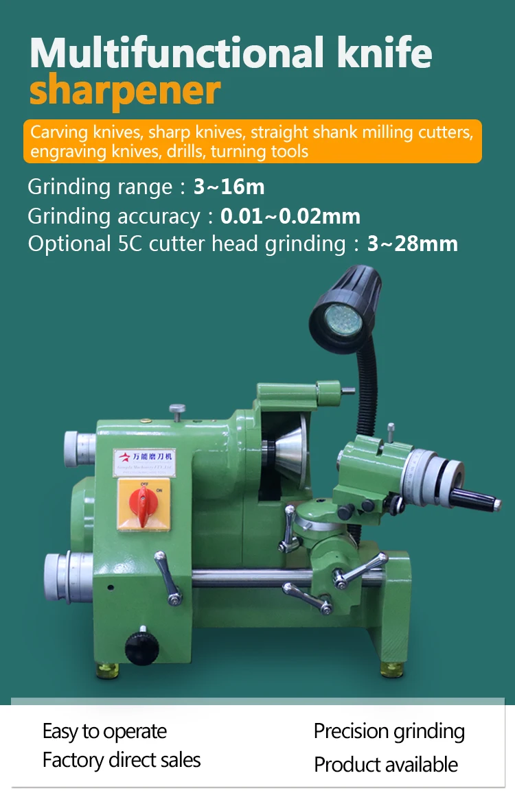 U2 Universal Cutter Grinder Machine - Drill Bit & Turning Tools ...