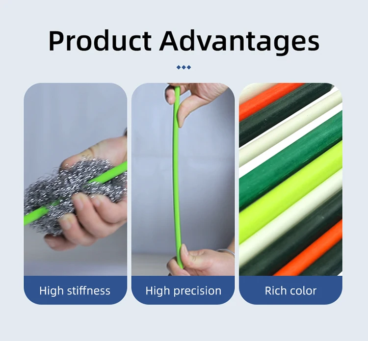 Durable Solid Plastic Plant Support Stakes for Agriculture