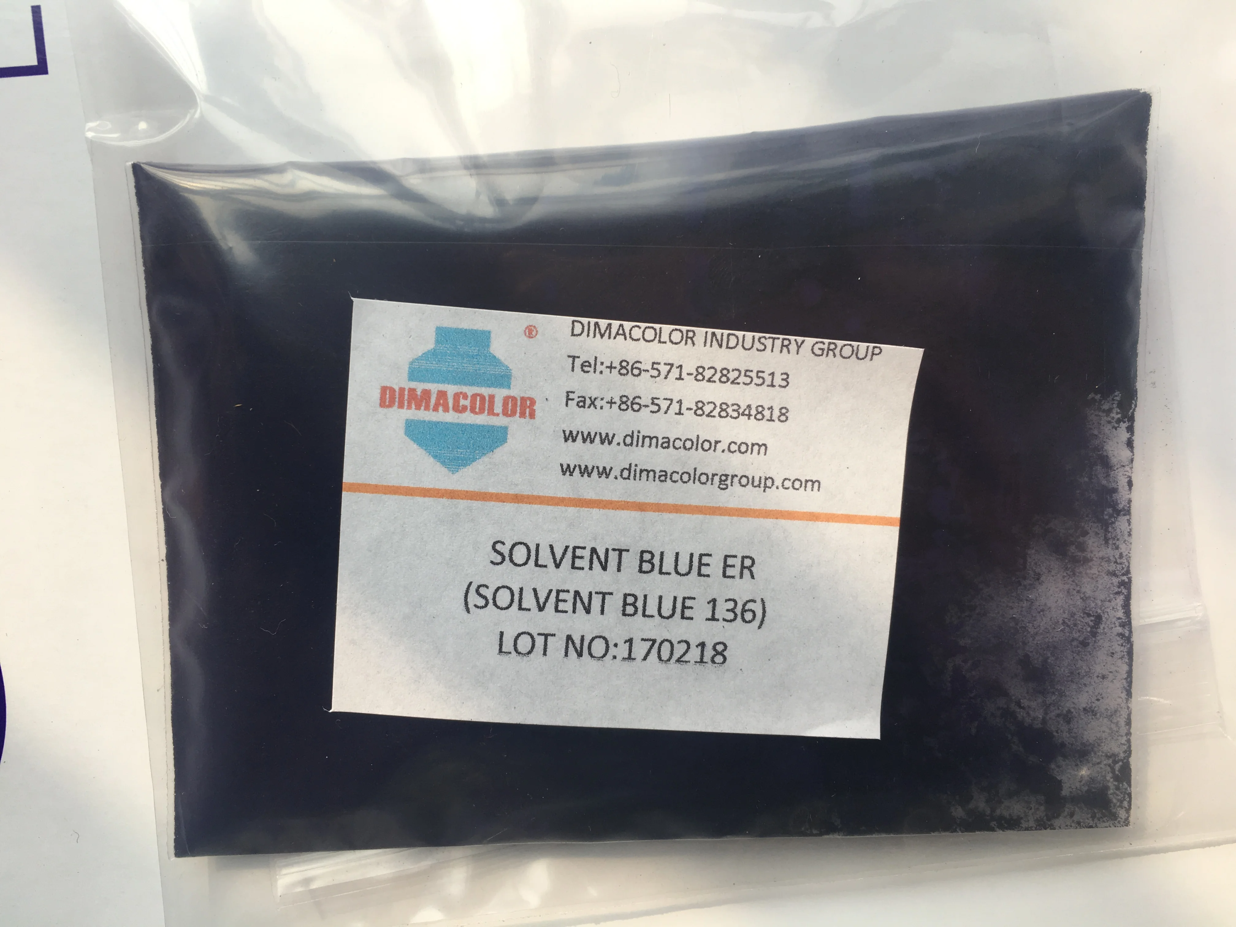 Solvent Dyes Blue ER 136 Ink Dyes Vs Orasol Blue BL Mixed Materials ...