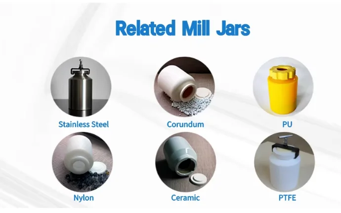 Laboratory Multifunction Jar Mill GQM-4-5 Ball Mill with Rolling Jar ...