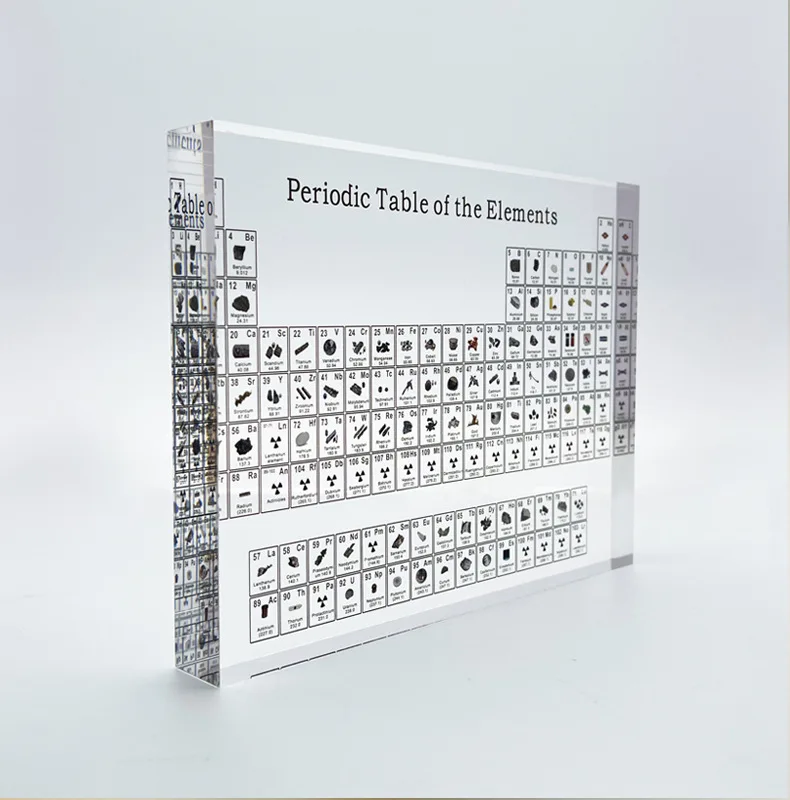 Acrylic Periodic Table Display - Customizable & Creative