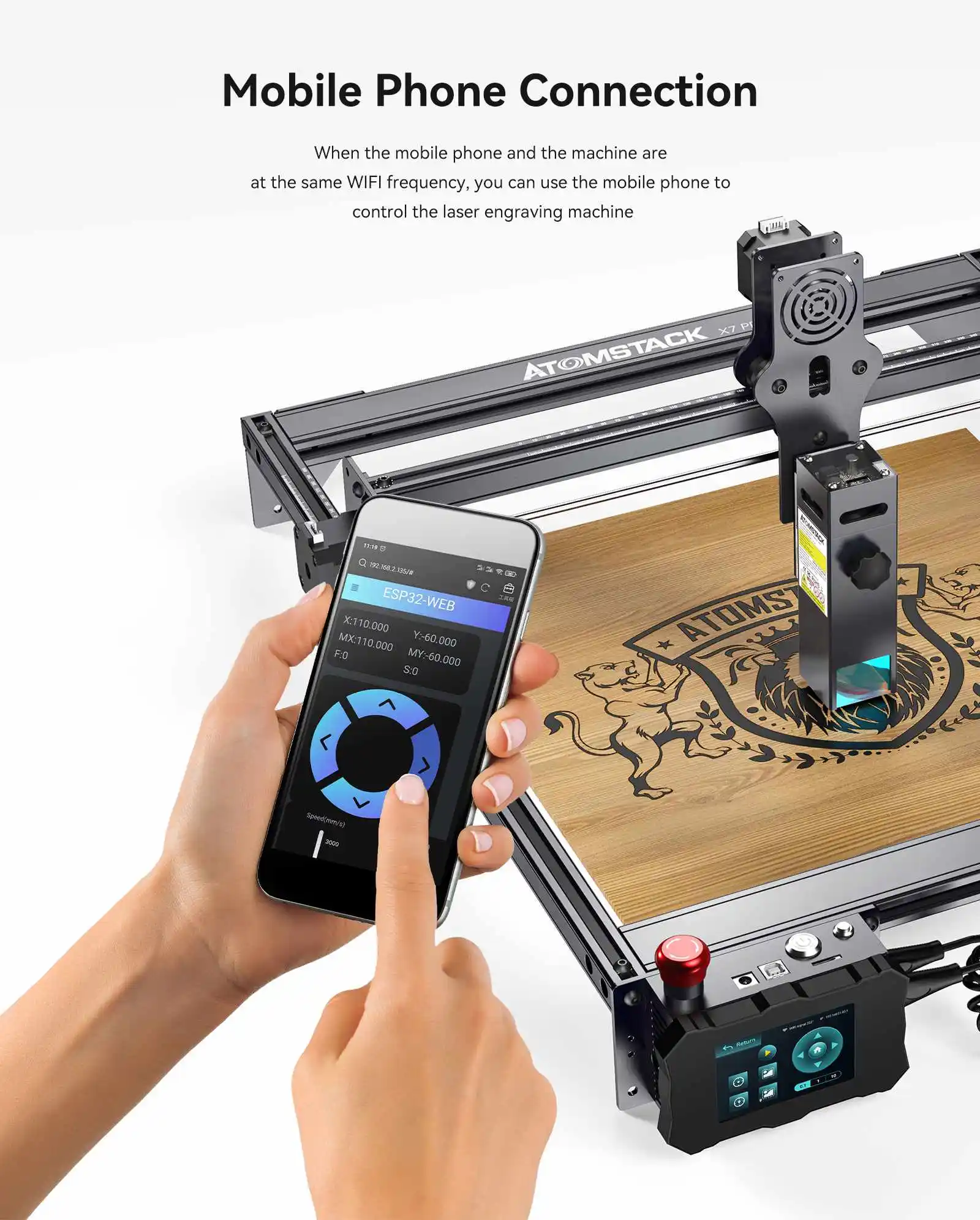 ATOMSTACK X7 Pro 50W Laser Engraver & Cutter Machine - OEM | Wholesale