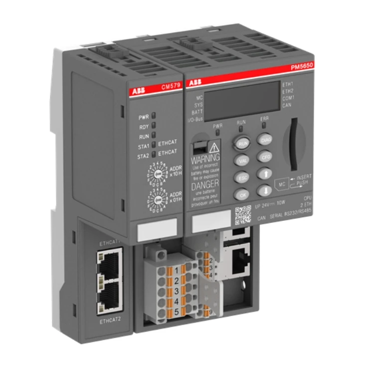 Abb Ac500 Controller Kit Pm5650-mc-kit With Id 1sap141000r0379 Includes ...