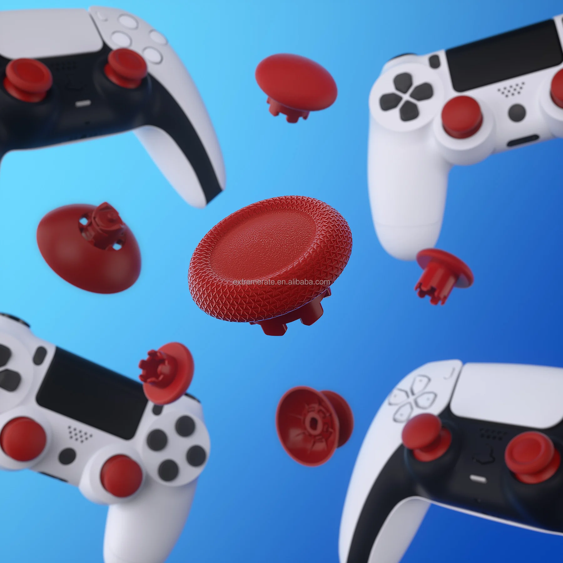 EXtremeRate Custom Replacement Edge Sticks Interchangeable Thumbsticks ...