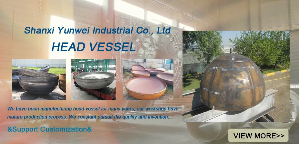 Heavy Duty Fabrication Process Carbon Steel Dish Head End Caps For ...