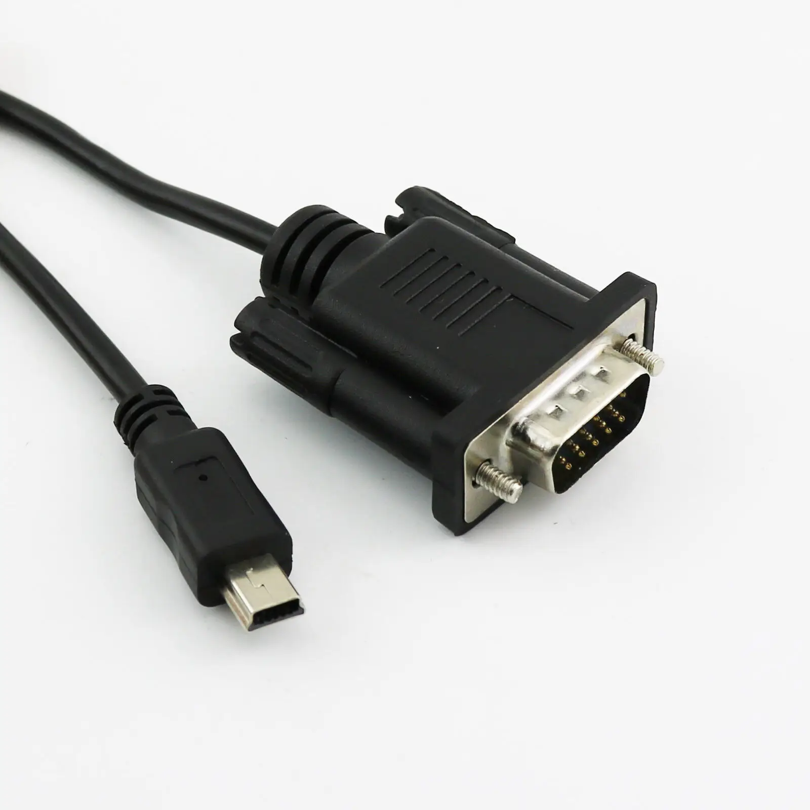 Mini Usb Male 5 Pin To Vga D-sub 15 Pins Male Adapter Cable For Mobile ...