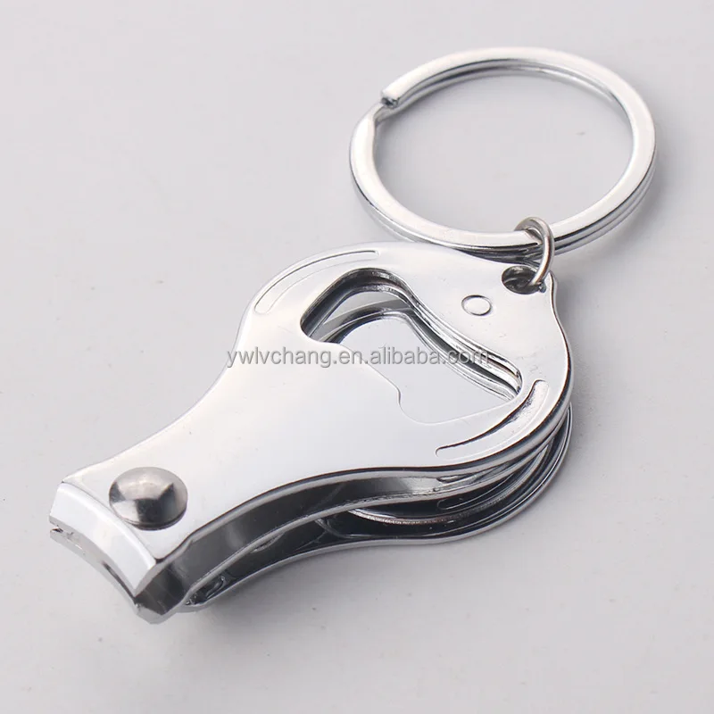 Stainless Steel Nail Clipper Key Chains 3 in 1 - LVCHANG