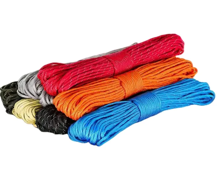 5mm 6mm 8mm 10mm 12mm Colored Core Braided Rope Outdoor Rescue Standard ...
