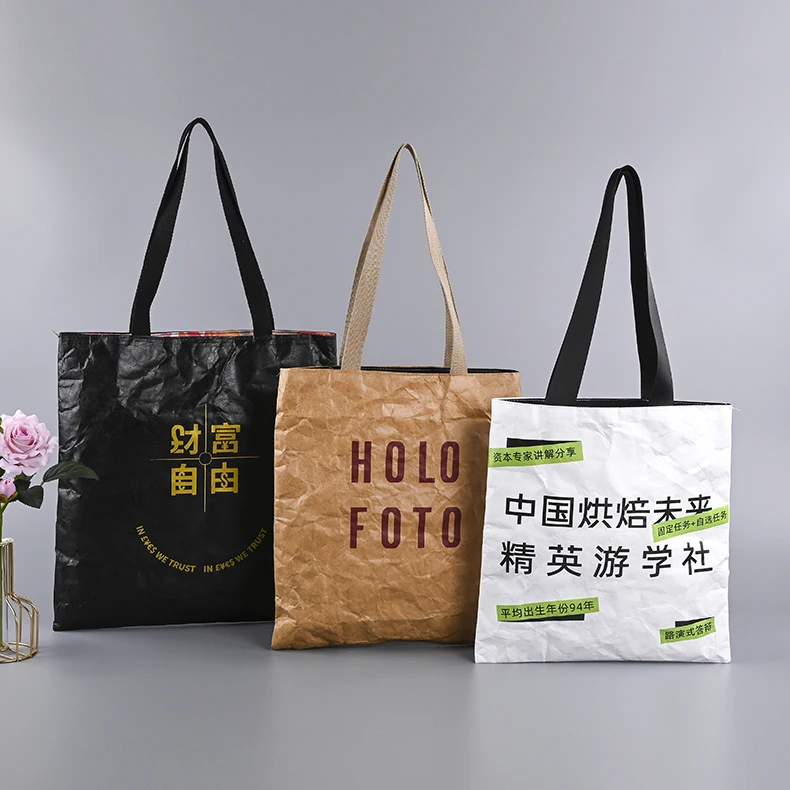 Untearable Waterproof Tyvek Bag With Zipper Custom Design Tyvek Zipper ...