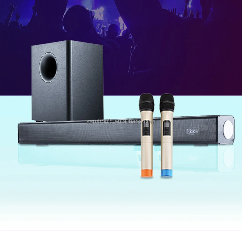 Samtronic Hot Sale Wireless Soundbar Speaker With Microphone Function ...