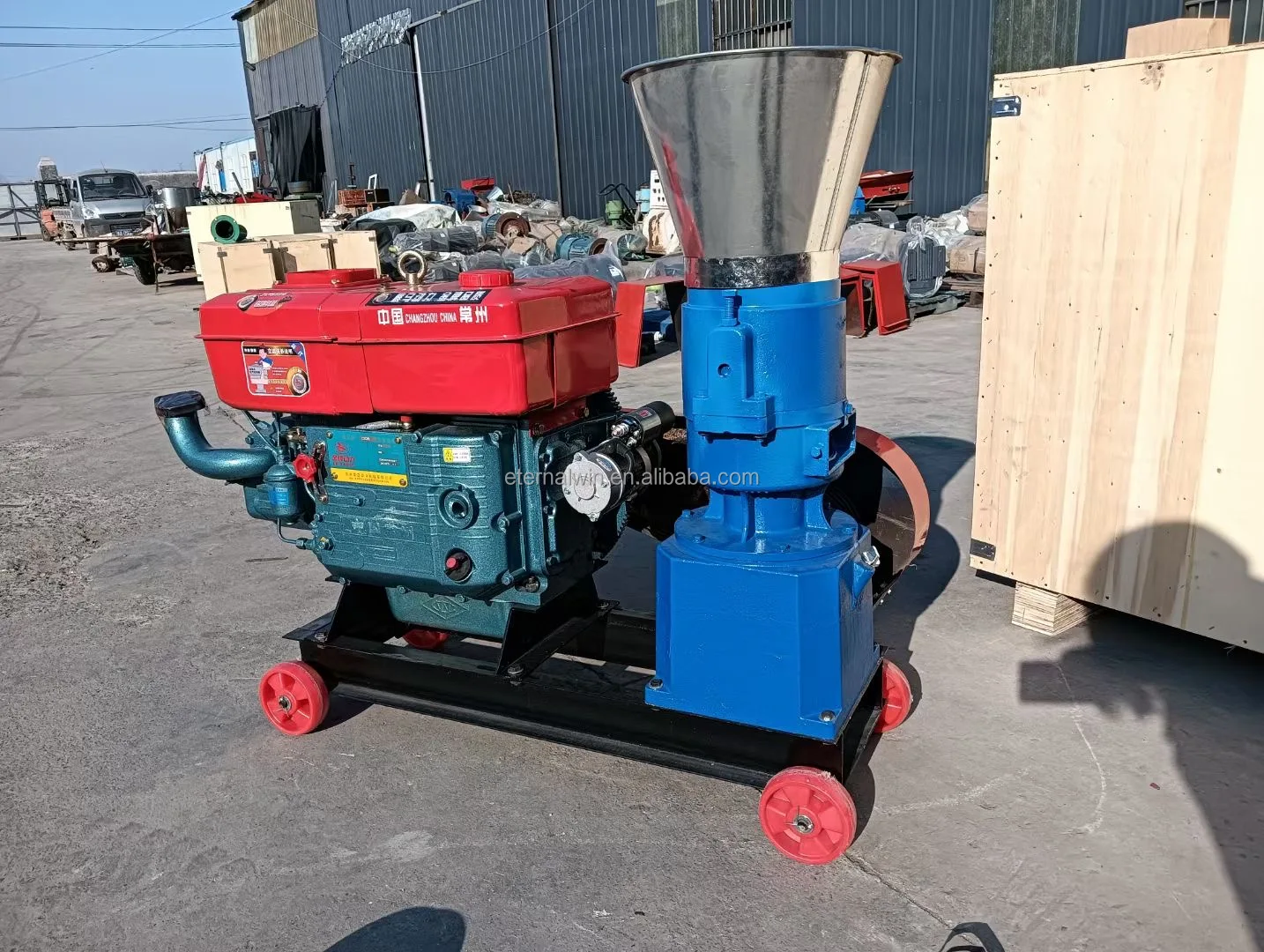 18HP Diesel Engine Hammer Mill Grinding Machine for Corn & Maize ...
