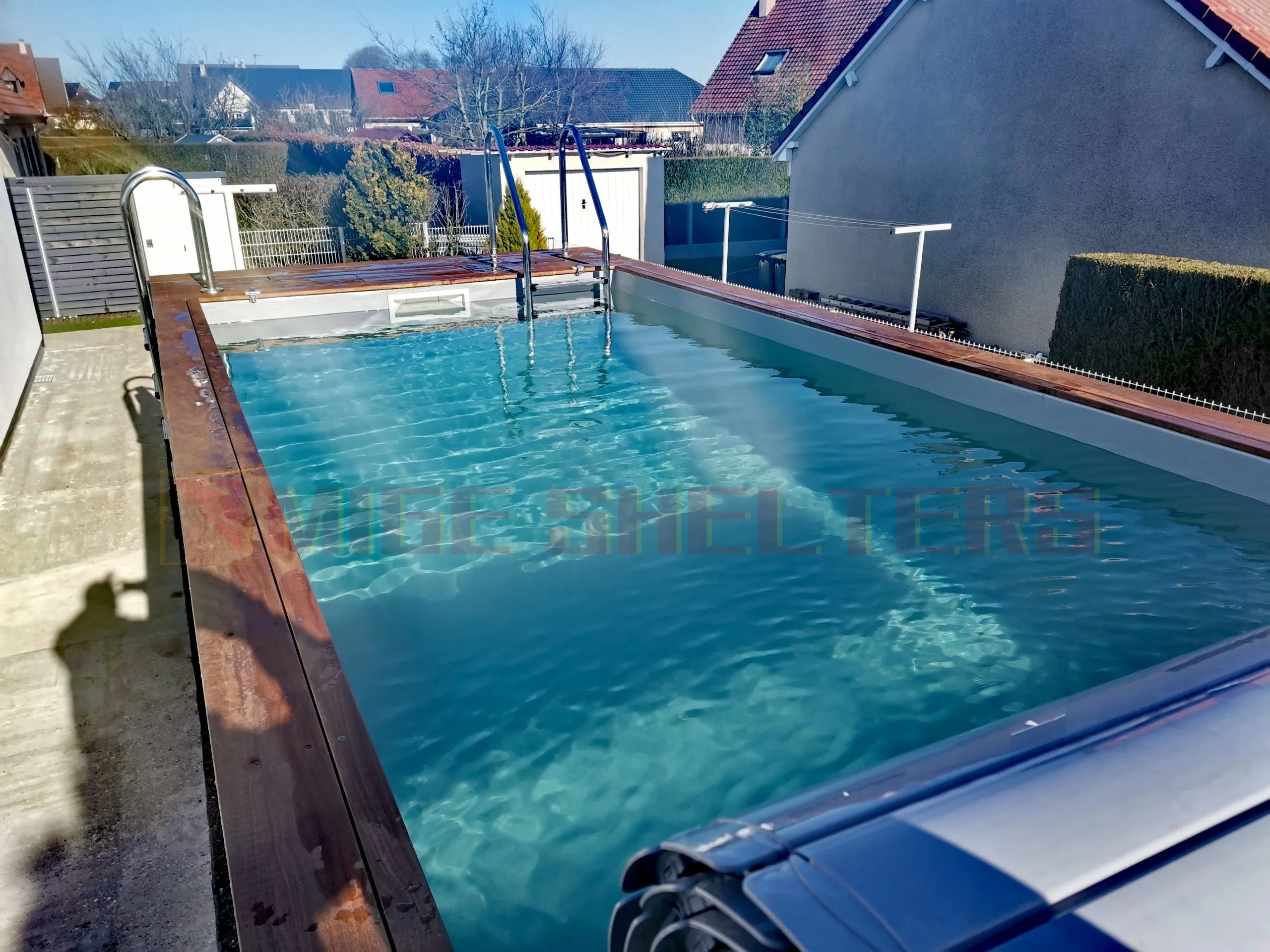 2023 Custom 20ft 40ft Shipping Container Swimming Pool For Glamping On ...