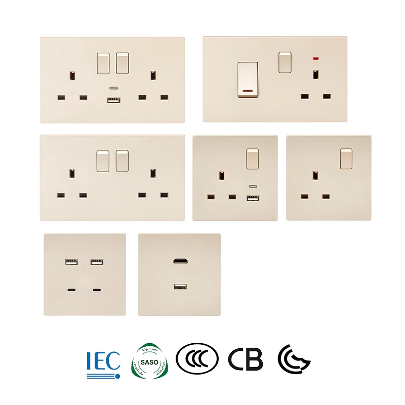 Home Sockets And Switches Uk 16a Electrical Wall Switch And Socket ...