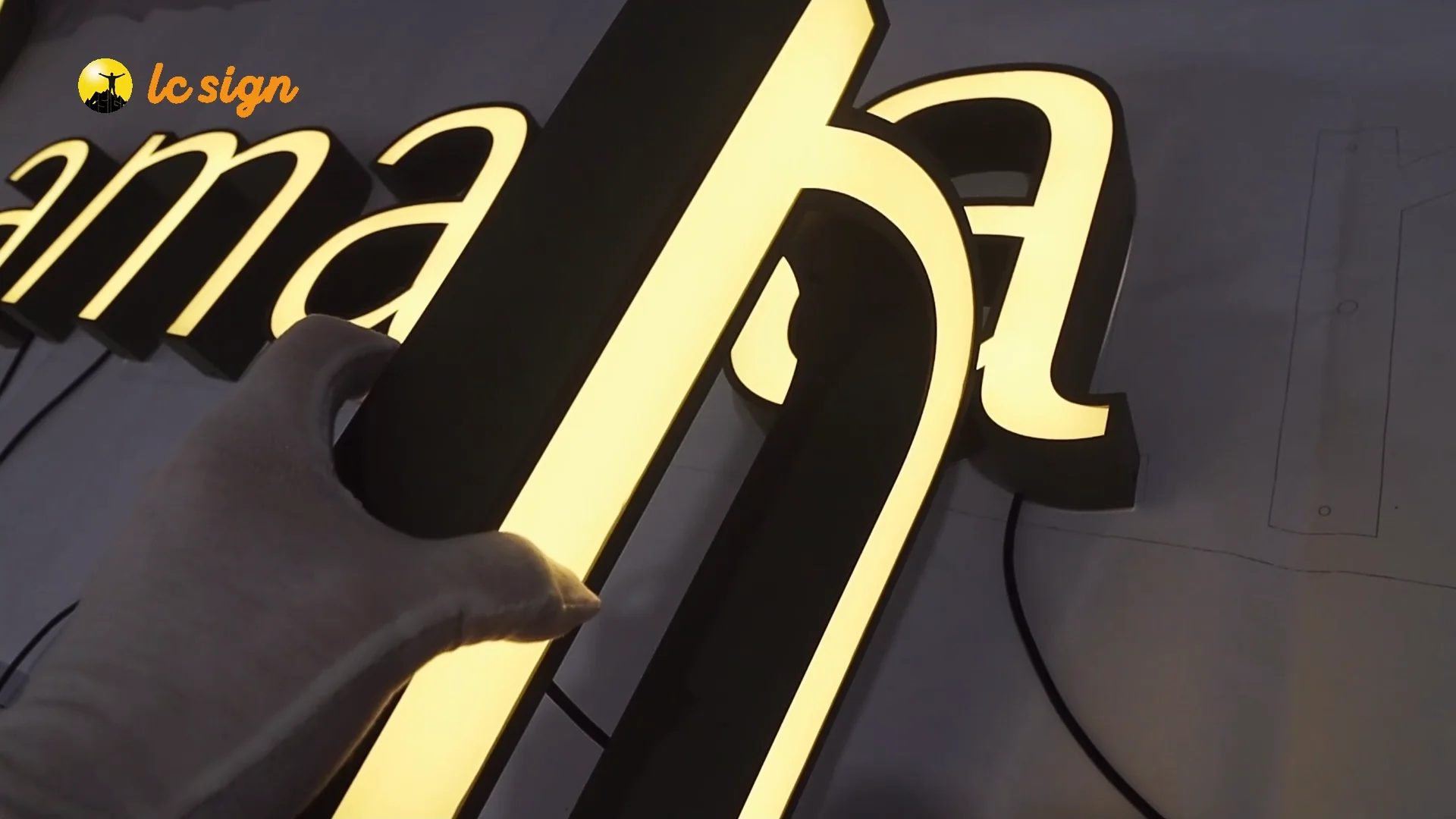 Supermarket Outdoor Signage Led Channel Letters Signage Lighting ...