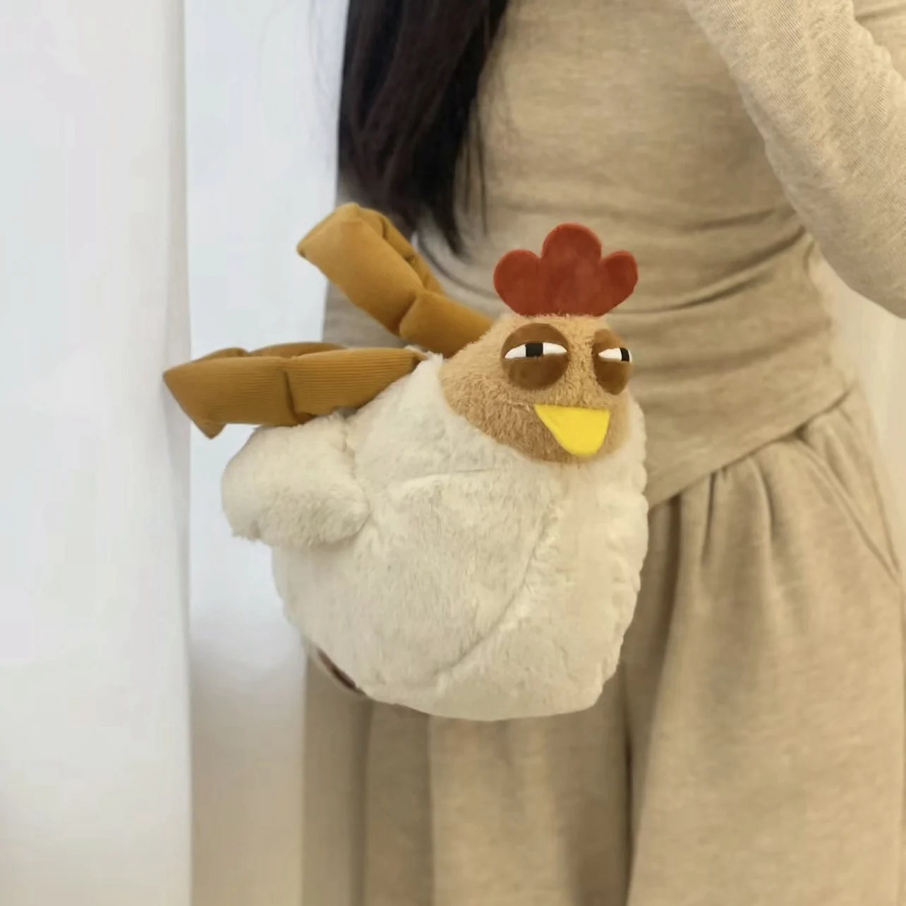 Clucking Chicken Funny Ugly Cute Chicken Handbag - Buy Clucking Chicken ...