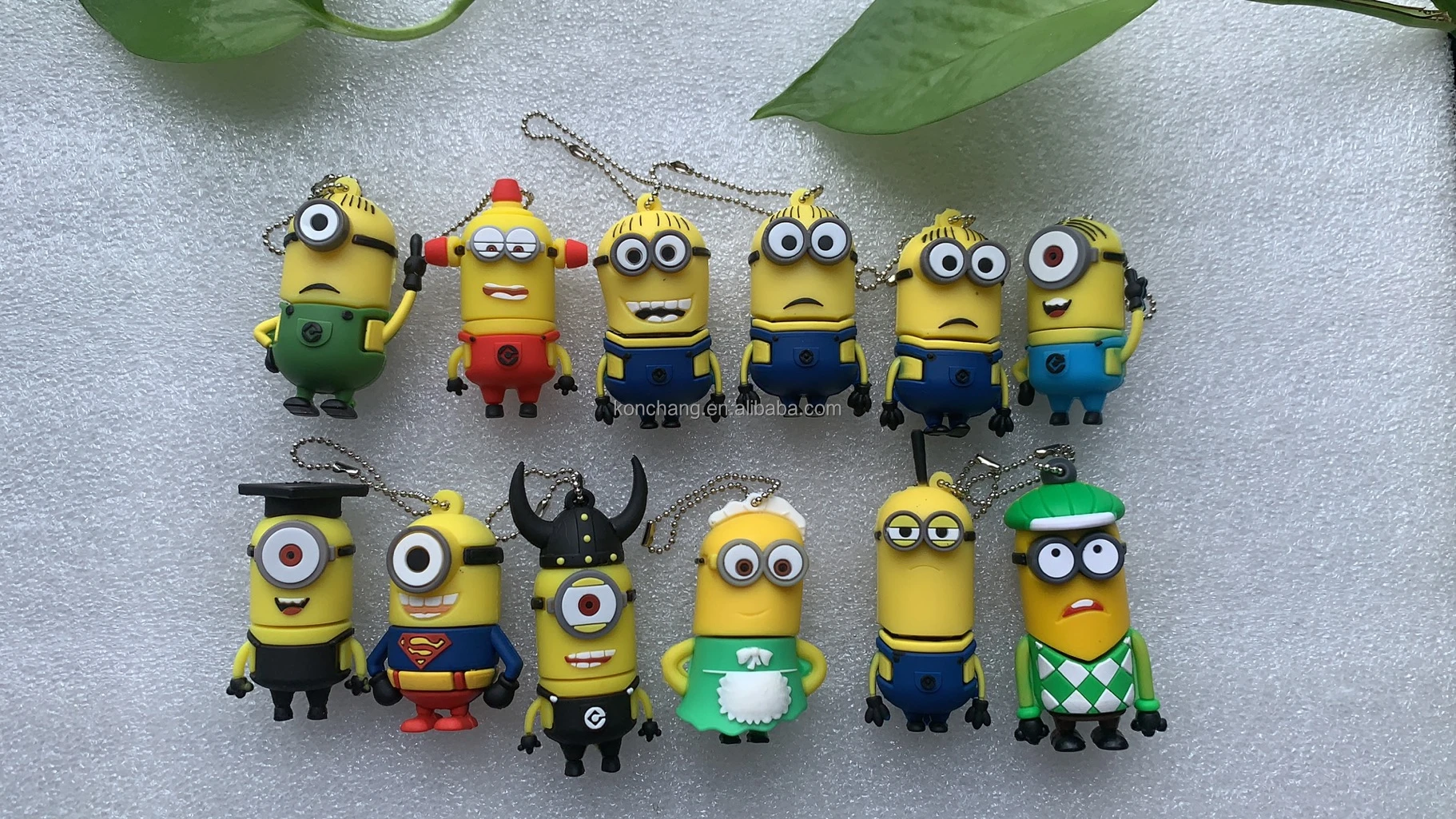 Customized Personalized Cartoon Cute Yellow Doll Memory Stick Usb Flash ...