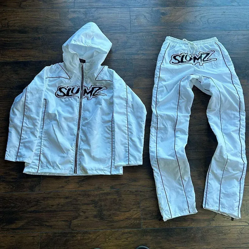 OEM Custom Windbreaker Tracksuit - 3M Reflective Sweatsuit