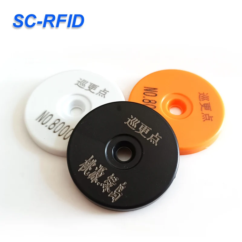 Rfid Id Card Trees Management Tags/patrolling Point Button Tk4100 ...