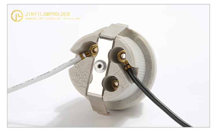 Jinyi Ceramic Lamp Socket - 660V 660w E26 Lamp Holders