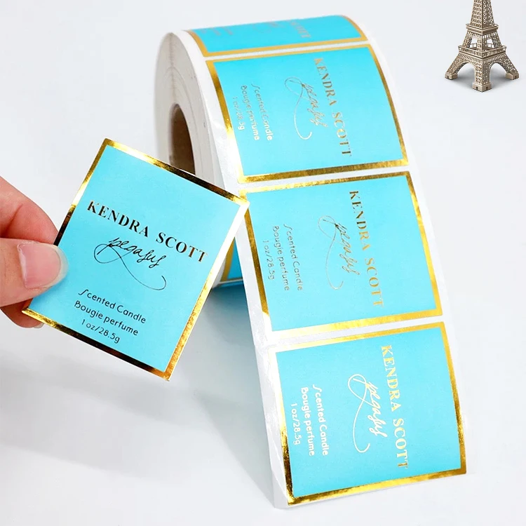 Printed Custom Logo Sticker Self Adhesive Paper Vinyl Bottle Packaging ...