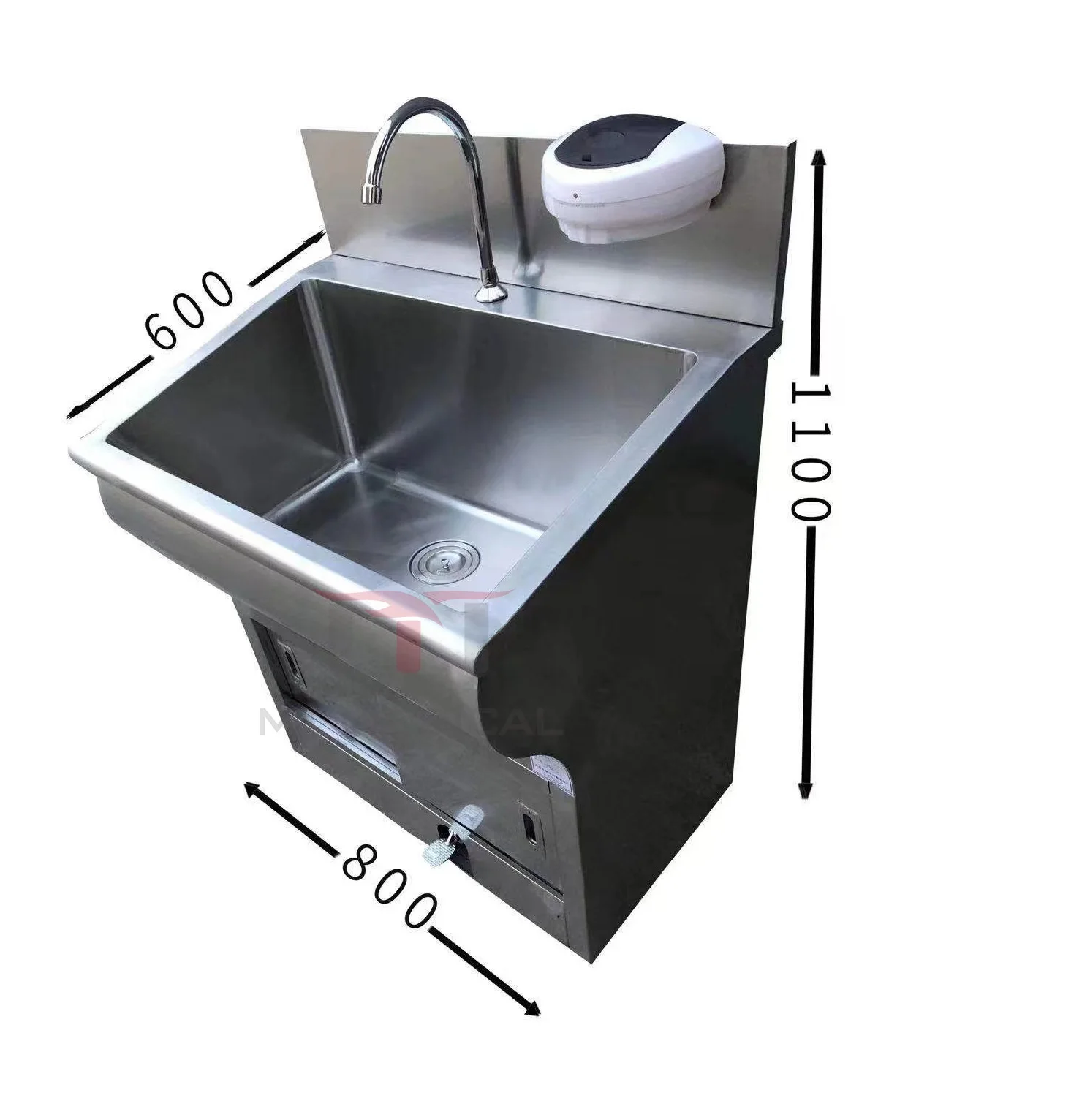 MT MEDICAL Hospital Hand Washing Sink high quality 304 stainless steel ...