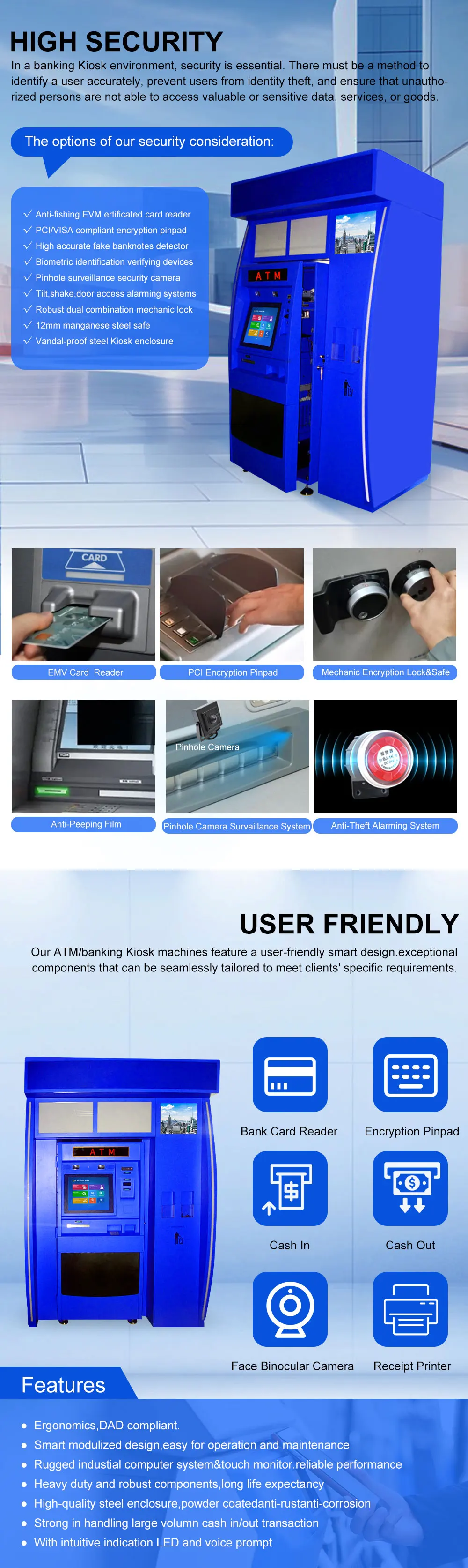 Currency Exchange Atm Machine Note Dispenser Atm Cash Recycler Self ...