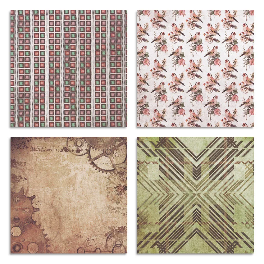 6X6" Scrapbook Pattern Paper Available Scrapbook Paper Girly DIY ...
