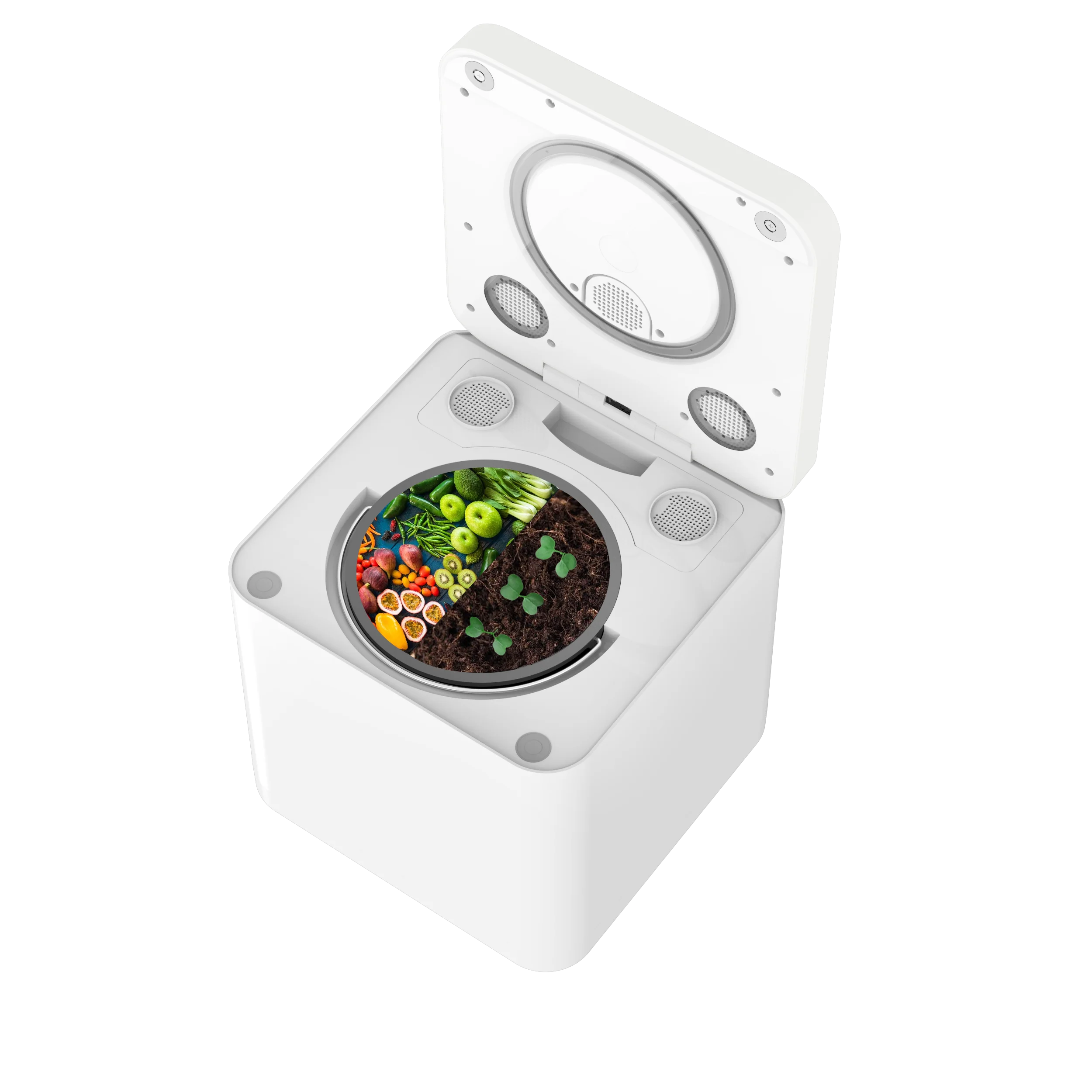 Food Waste Composting Food Garbage Composter Smart Waste Kitchen ...