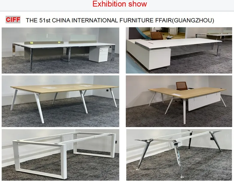 Luxury Gold Stainless Steel Computer Table Working Desk Simple Design ...