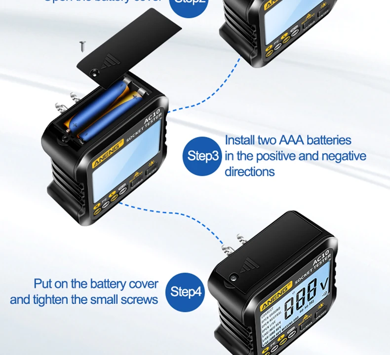 ANENG AC10 Socket Tester - Reliable Plug Detection Tool