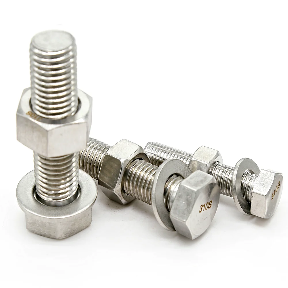 Alibaba.com: Stainless Steel 310S stub bolt with nuts, high temperature ...