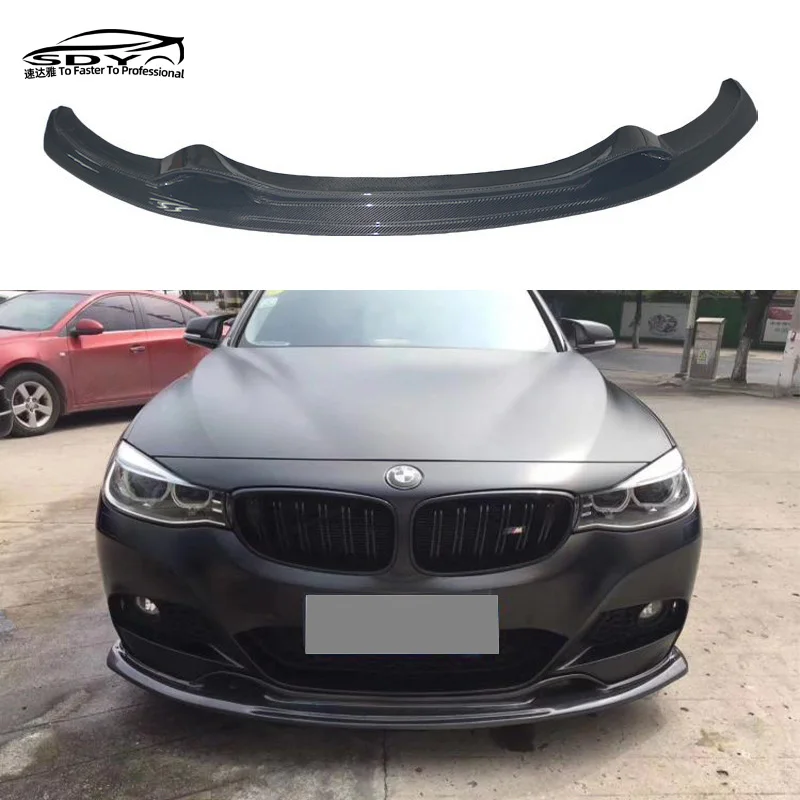F34 Gt 3d Style Carbon Fiber Front Lip Front Bumper Lip Front Splitter ...