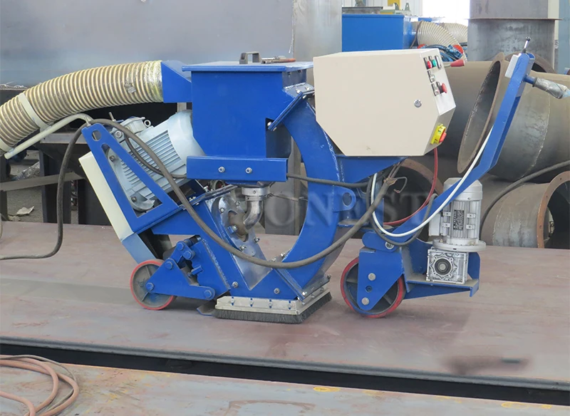 High Performance Steel Pipe Shot Blasting Machine / Concrete Shot ...