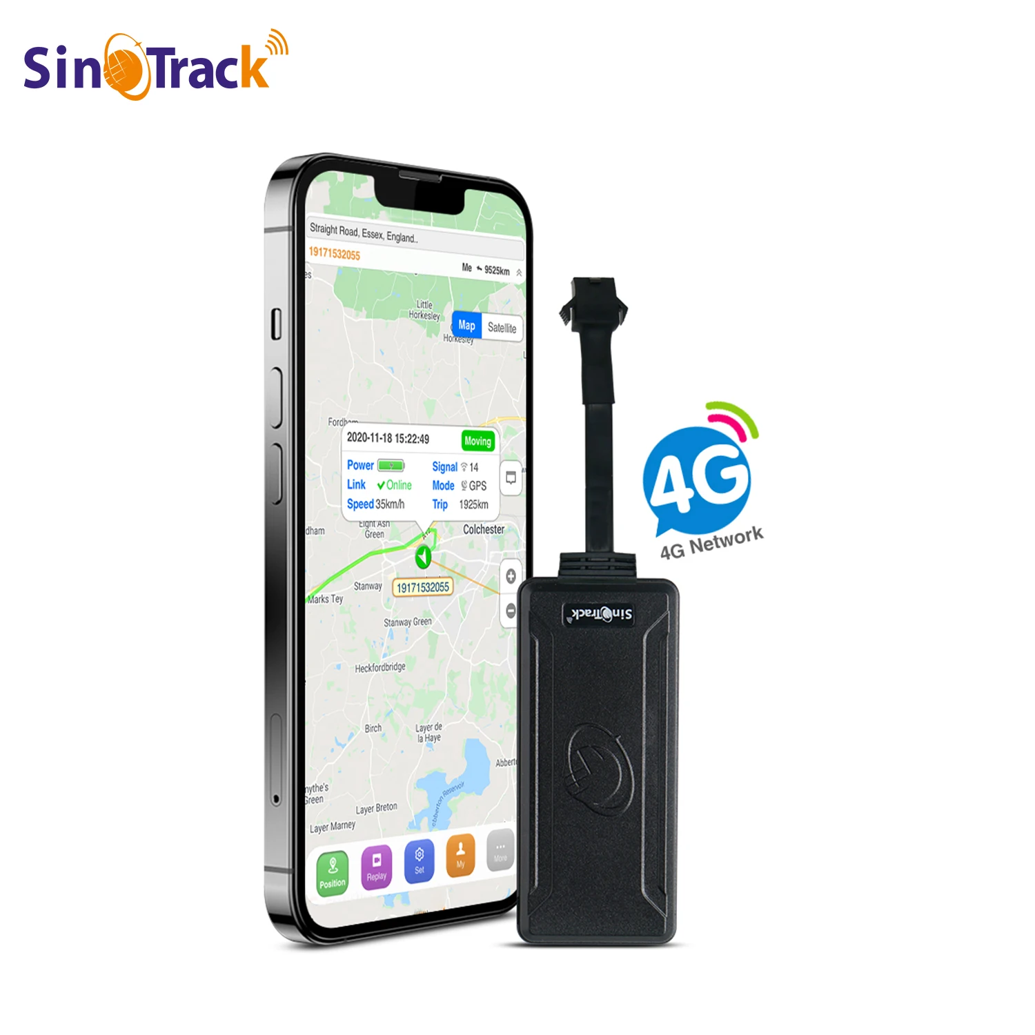 Sinotrack 4g Car Gps Gsm Tracker St-901al Real-time Tracking Vehicle Multi-function With Relay ...